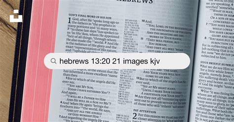 Hebrews 1320 21 Images Kjv Pictures Download Free Images On Unsplash