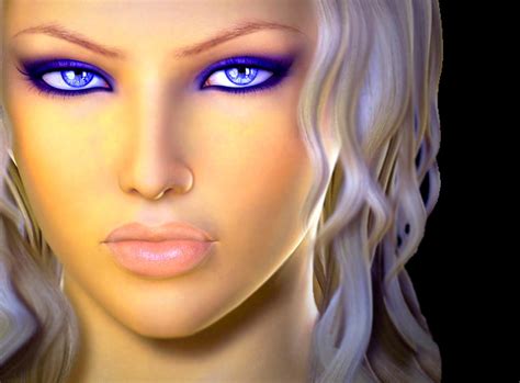 Hintergrund Fantasy Girls Blond Lippenstift 🔥 Top Kostenlose Bilder