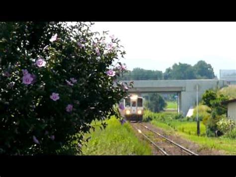 山形鉄道 フラワー長井線 西大塚駅到着 20100822 Youtube