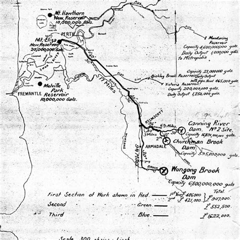 The Proposed Hills Water Supply Scheme March 1923 From Metropolitan