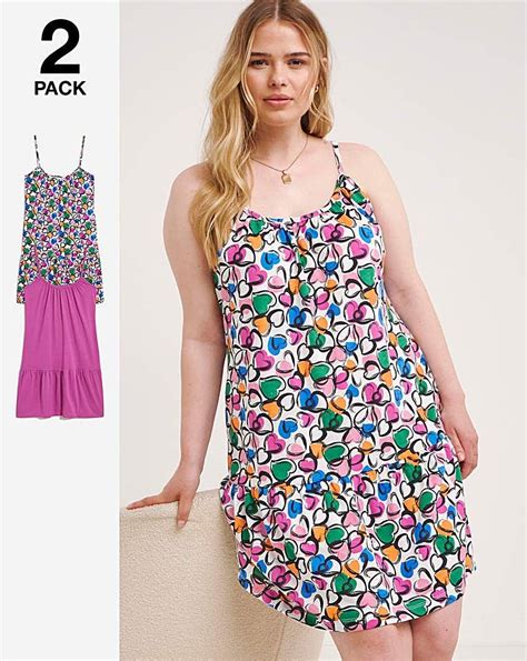 Pretty Secrets Value 2 Pack Nighties Simply Be Pretty Secrets