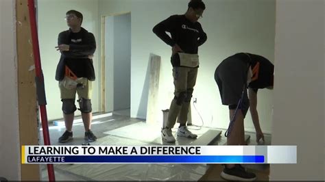 David Thibodeaux Students Help Habitat For Humanity Build Houses