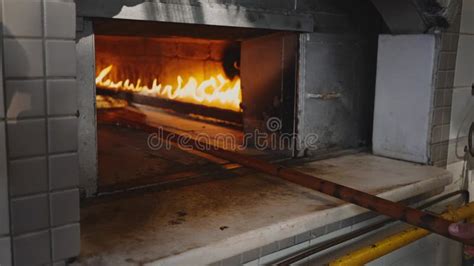 Baking A Flatbread Stock Footage Video Of Male Stove 335592210