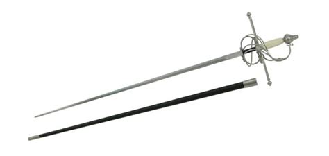 Rapier In Black And Silver Display