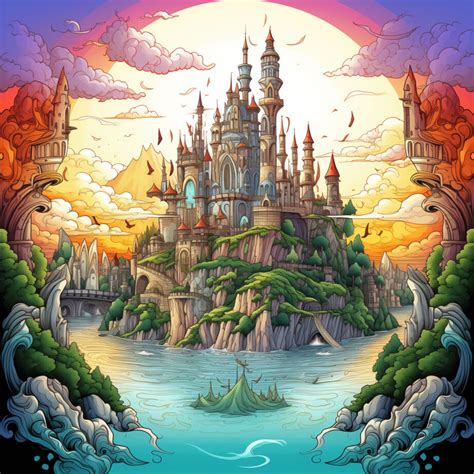 Fantasy Pictures To Color Coloring Page Coloring Pages Mimi Panda