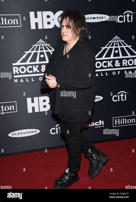 Inductee Robert Smith Of The Cure Attends The 2019 Rock And Roll Hall Of