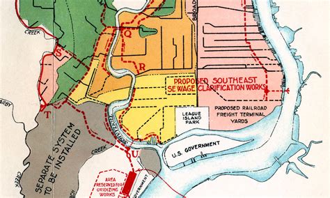 1914 Sewage Treatment Plan Subjects Water History Phl