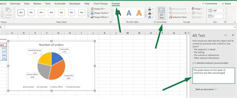 How To Add Alternative Text To A Chart In Excel