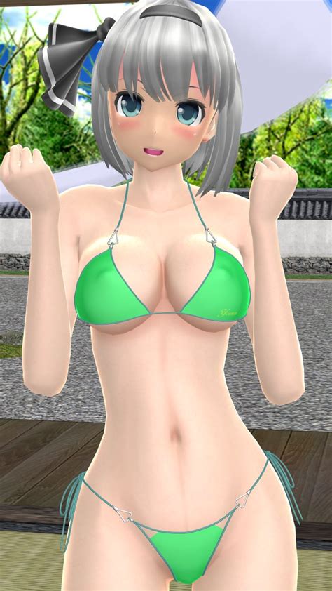 Rule 34 1girls 2023 3d Arms Up Belly Button Bikini Black Ribbon Blue