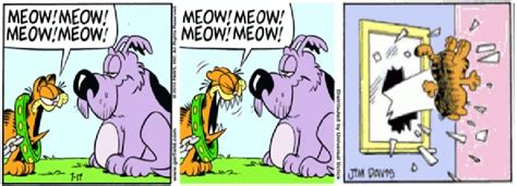 Garfield Gets Thrown Out The Window 42 By Snivy0711 On Deviantart