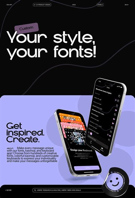 Custom Fonts And Keyboards Ios App On Behance