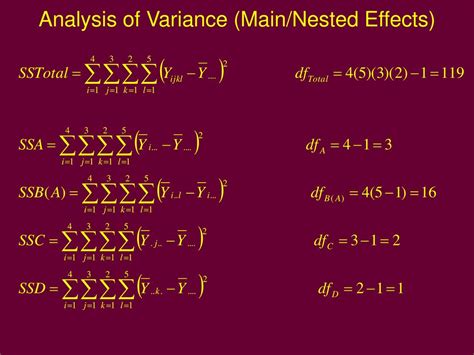 model with crossed and nested factors ppt download