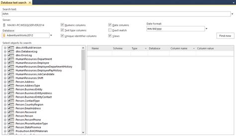 Come Trovare Rapidamente Oggetti E Dati Su Un Database Sql Server
