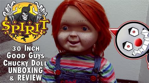 Spirit Halloween 30 Inch Good Guys Chucky Doll Unboxing And Review Youtube