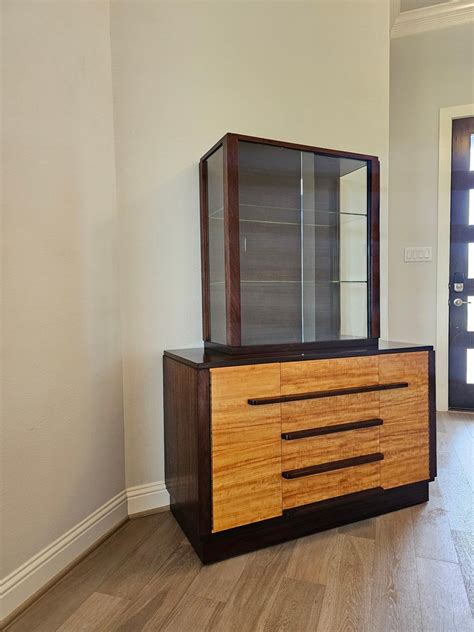 Art Deco Signed Wolfgang Hoffmann For Romweber Worlds Fair Display Cabinet For Sale At 1stdibs