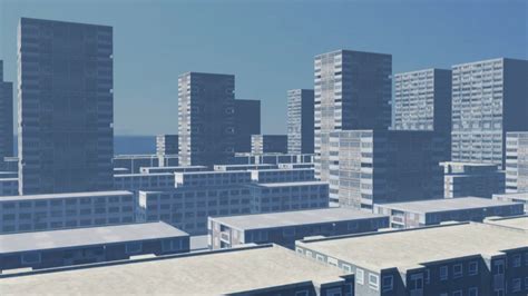 Testing Some Lowpoly Buildings Rblender