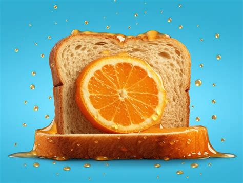 Premium Photo Orange Jam With Slice Of Bread Beverage Design
