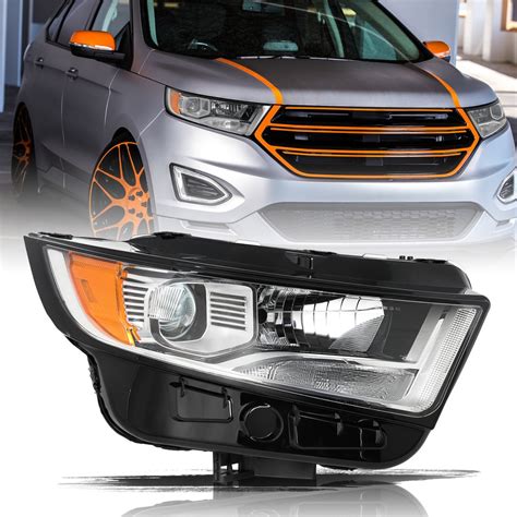 For 2015 2016 2017 2018 Ford Edge Halogen Headlight Assembly Headlamp