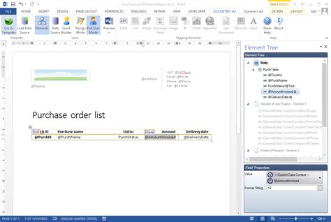 How To Develop A New Ssrs Report Docentric Ax