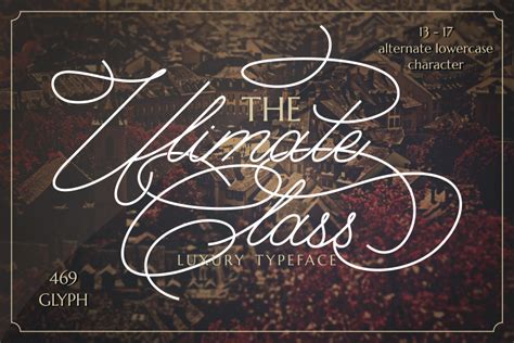Ultimate Class Font