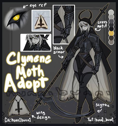 Closed Clymene Moth Adopt By Hunn1bunn1 On Deviantart