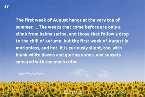 37 August Quotes About The Waning Warmth Of The Season