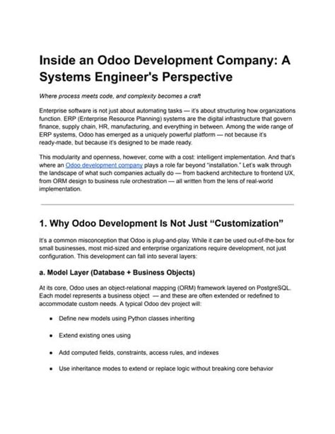 Odoo System Presentationpdf Odoo System Presentationpdf