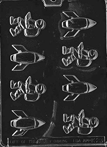 Grandmamas Goodies K023 Spaceman And Rocket Chocolate Candy Soap Mold