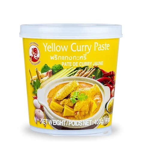 Cock Yellow Curry Paste 24x400g Th