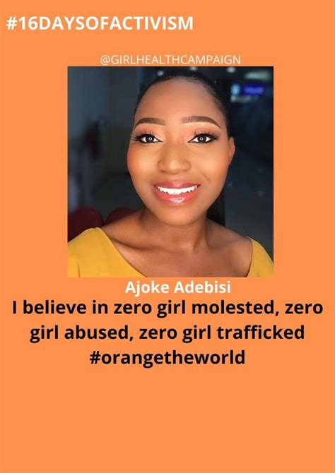 Ajoke Adebisi Mph On Linkedin 16daysofactivism Orangetheworld