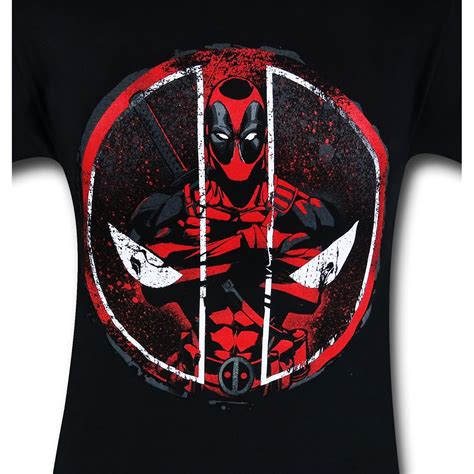 Deadpool Arms Crossed In Symbol T Shirt