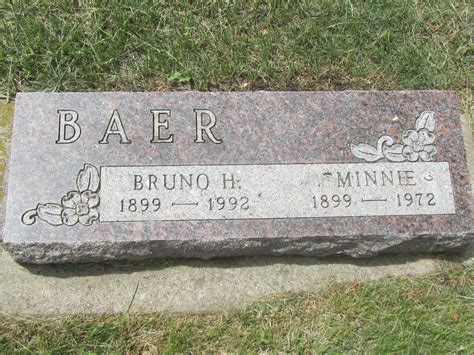 Bruno Heinrich Baer 1899 1992 Find A Grave Memorial