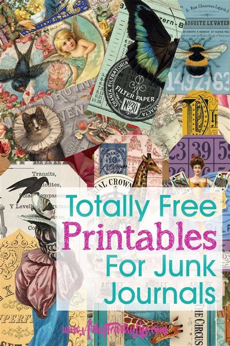 Discover 9 Fabulous Free Printables For Your Creative Junk Journal