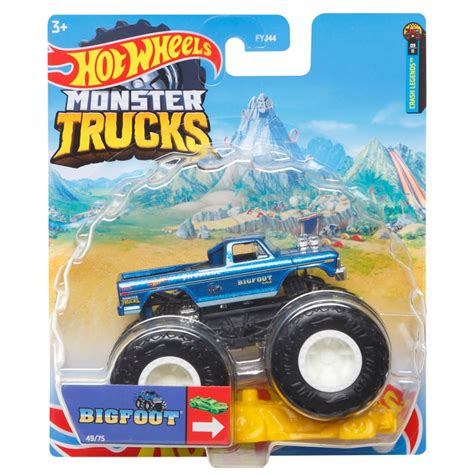 Hot Wheels Monster Trucks Bigfoot Escala 164 Mattel Toymania