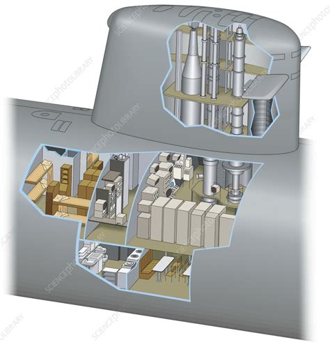 Conning Tower Illustration Stock Image C0617338 Science Photo