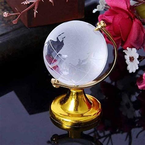 Saubhagya Global Vastufengshui Crystal Globe 60mm For Career Success