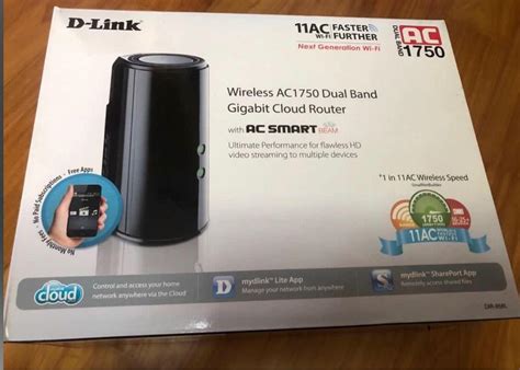 D Link Dlink Gigabit Dual Band Wireless Router AC1750 Computers Tech Parts Accessories