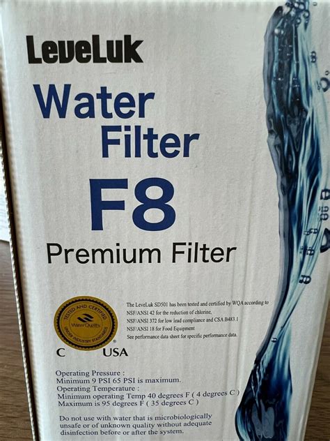 Leveluk F8 Filter For Kangen K8 Premium Water Ioniser Machine Made By