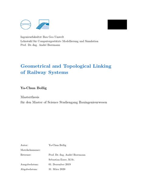 Bim To Railml Pdf Building Information Modeling Geographic Information System