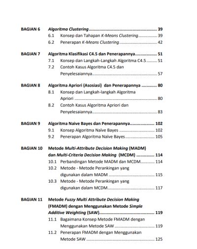 Buku Algoritma Populer Dalam Intelligent Sistem Beserta Contoh Deepublish Store