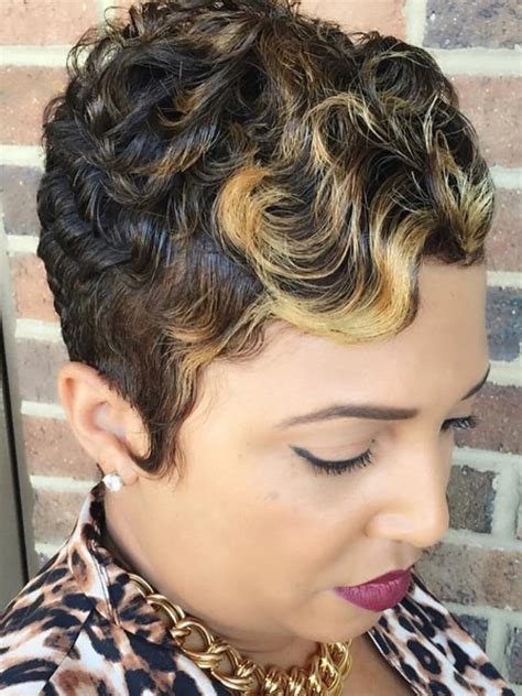 African American Pixie Wigs Cropped 4 Curly Synthetic Wigs