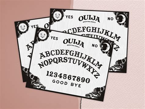 Ouija Board Printable