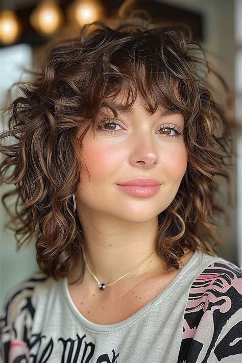 Curly Shag Haircut Medium Length Curly Hair Natural Curly Hair Cuts