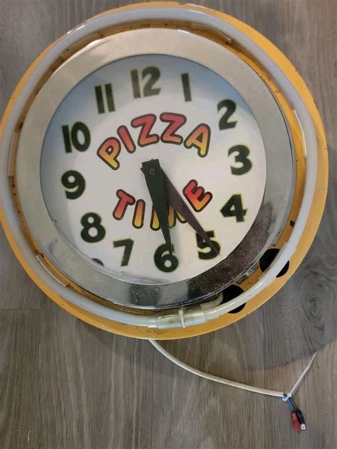 Pizza Time Clock Original Chuck E Cheese £44873 Picclick Uk