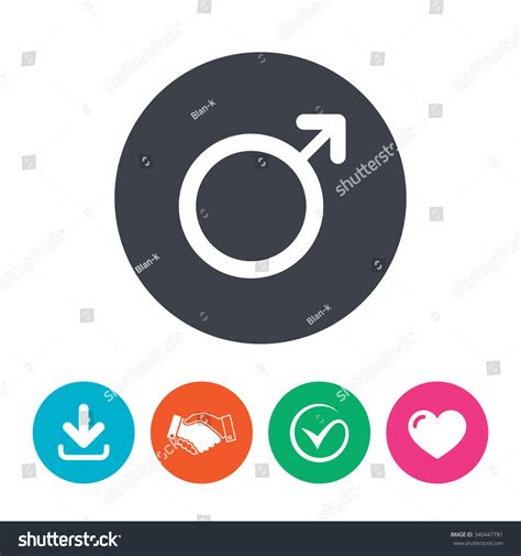 Male Sign Icon Male Sex Button Stock Illustration 340447781 Shutterstock