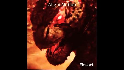 Red Evolved Godzilla Edit Godzilla Youtube