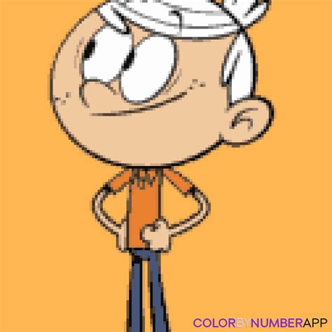 My 2nd Lincoln Loud Color By Number By Katelynbrown2002 On Deviantart