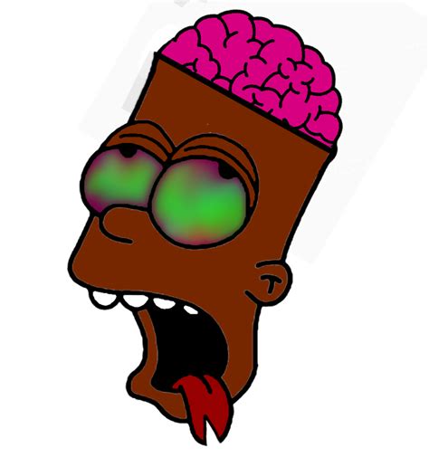 Bart Simpson Zombie By Softboyrose On Deviantart