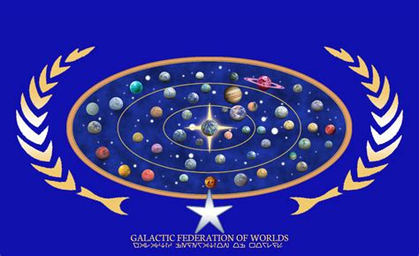 Flag Of Galactic Federation Of Worlds By Reesecandy2003 On Deviantart