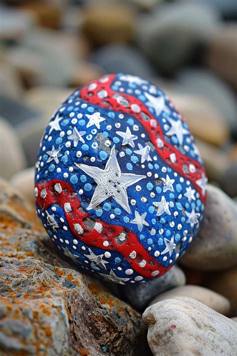 Fourth Of July Rock Painting At Joseph Gold Blog